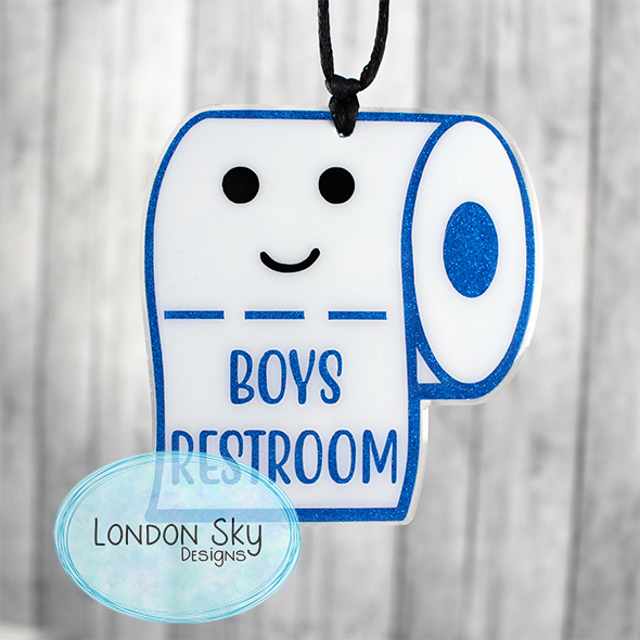 Boys Bathroom Pass Boho Rainbow Hall Passes